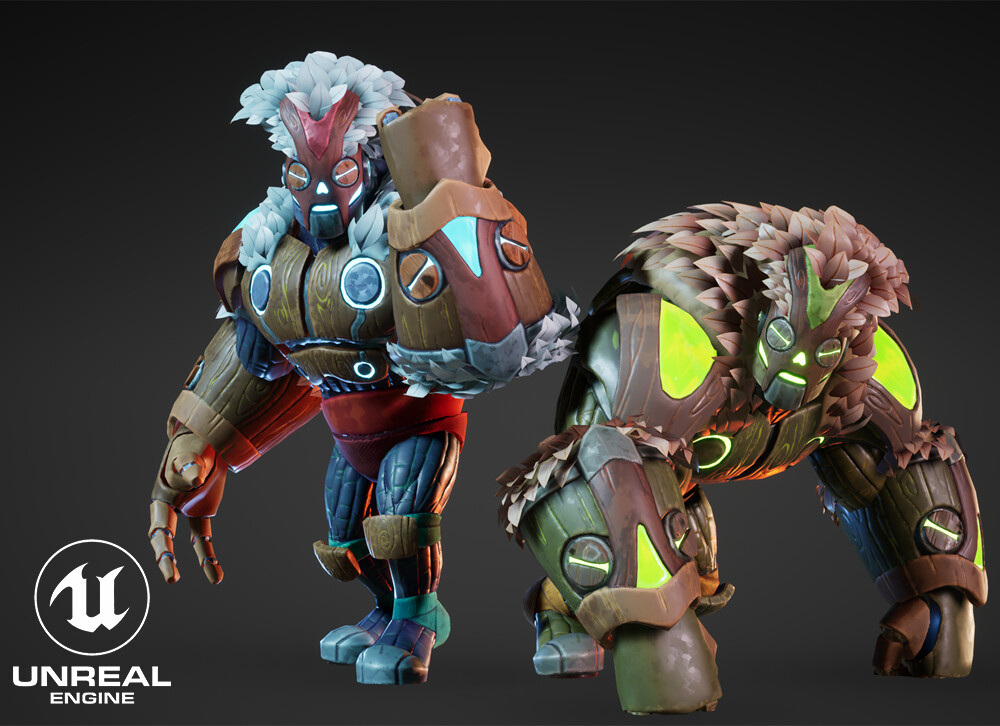 ArtStation - Tiki Boss (OC / 3D Character Design)