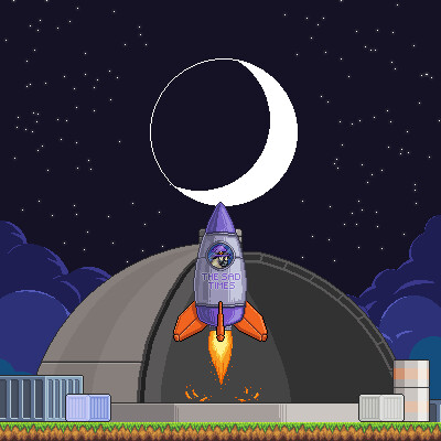ArtStation - Rocket Launch Pixel Art Animation