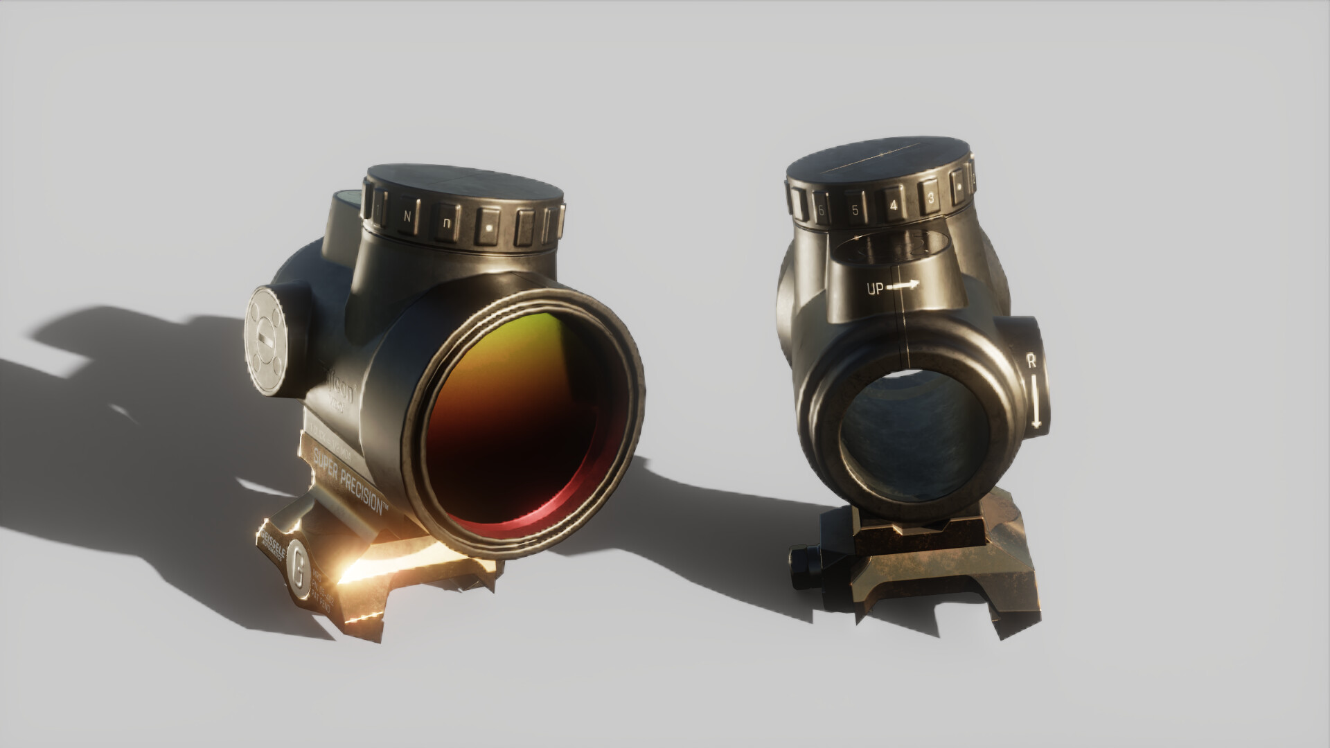 ArtStation - Trijicon MRO Reflex Sight + Geissele Mount