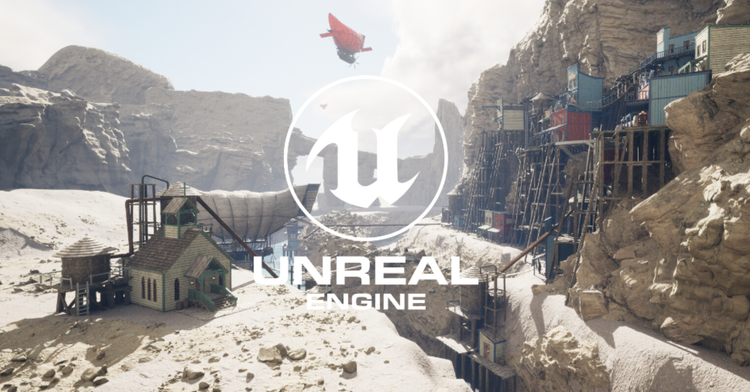 ArtStation - Cliff Town (Social Space)