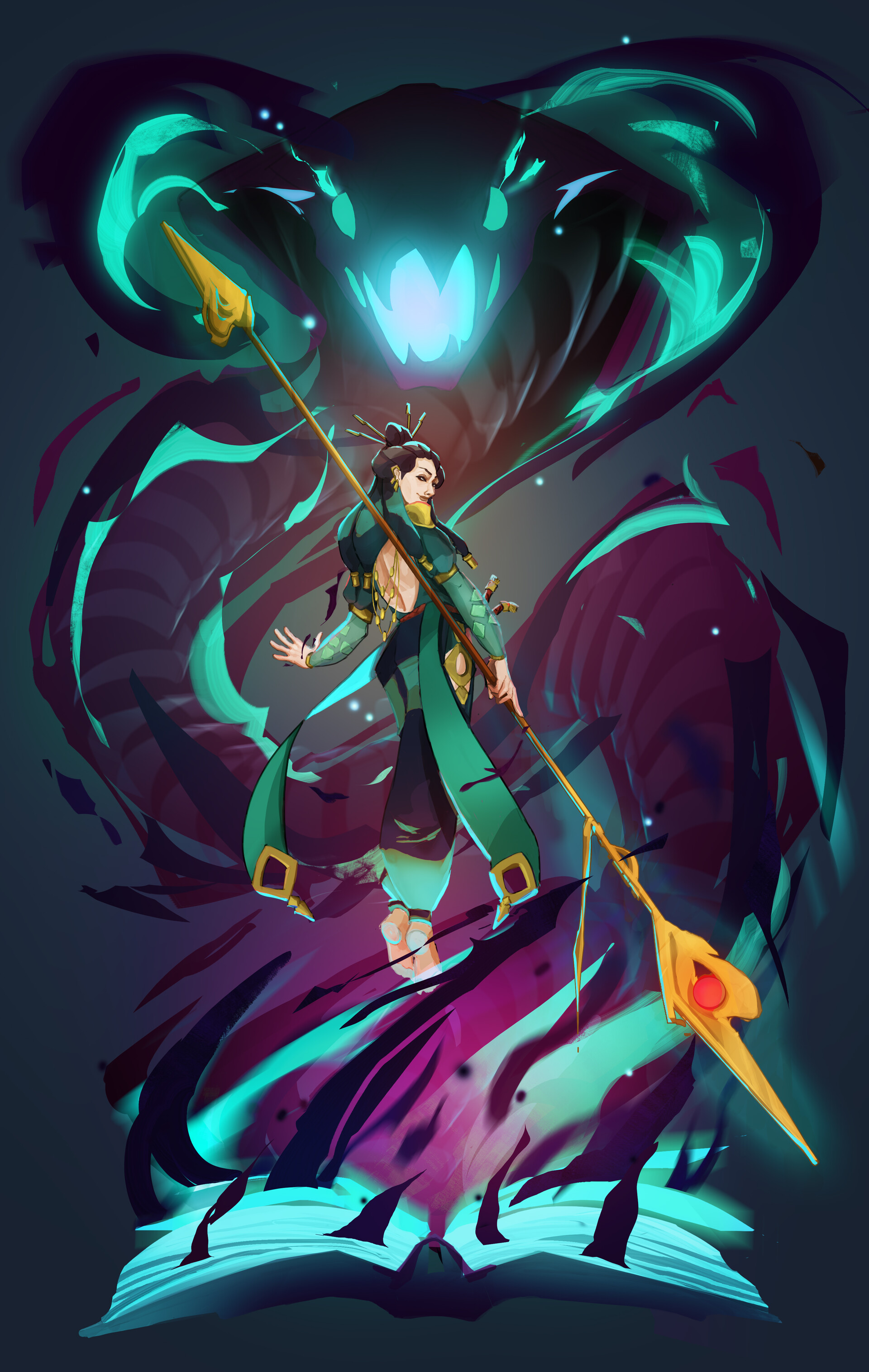 ArtStation - black mage