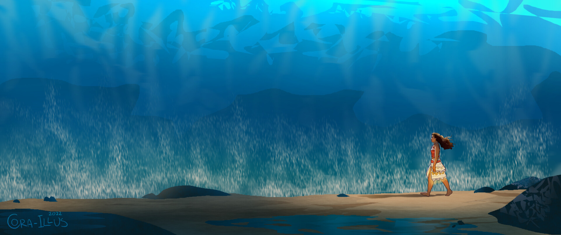 ArtStation - Moana (2016) Lighting and Composition Studies