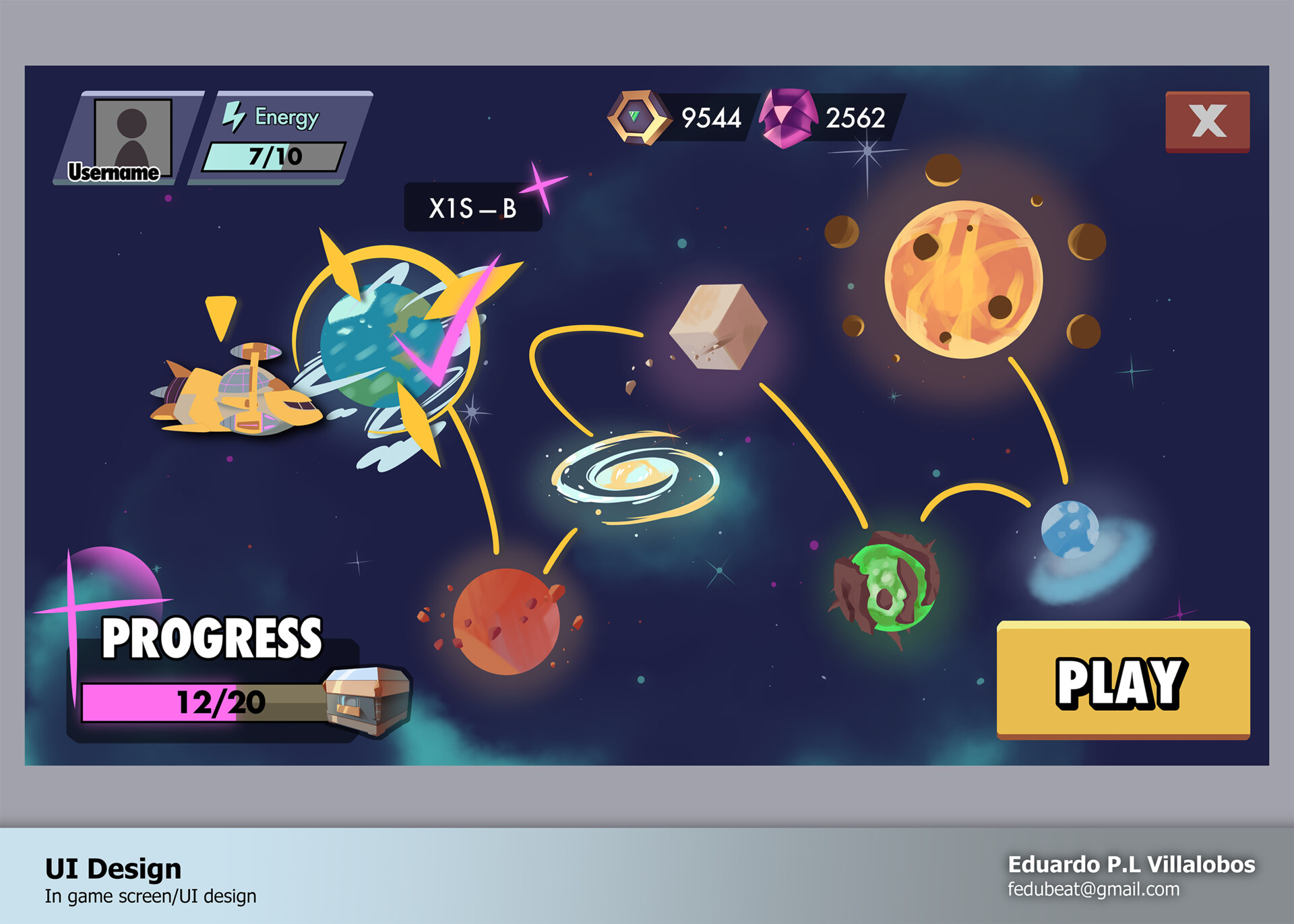 ArtStation - Orion Explorers: UI design