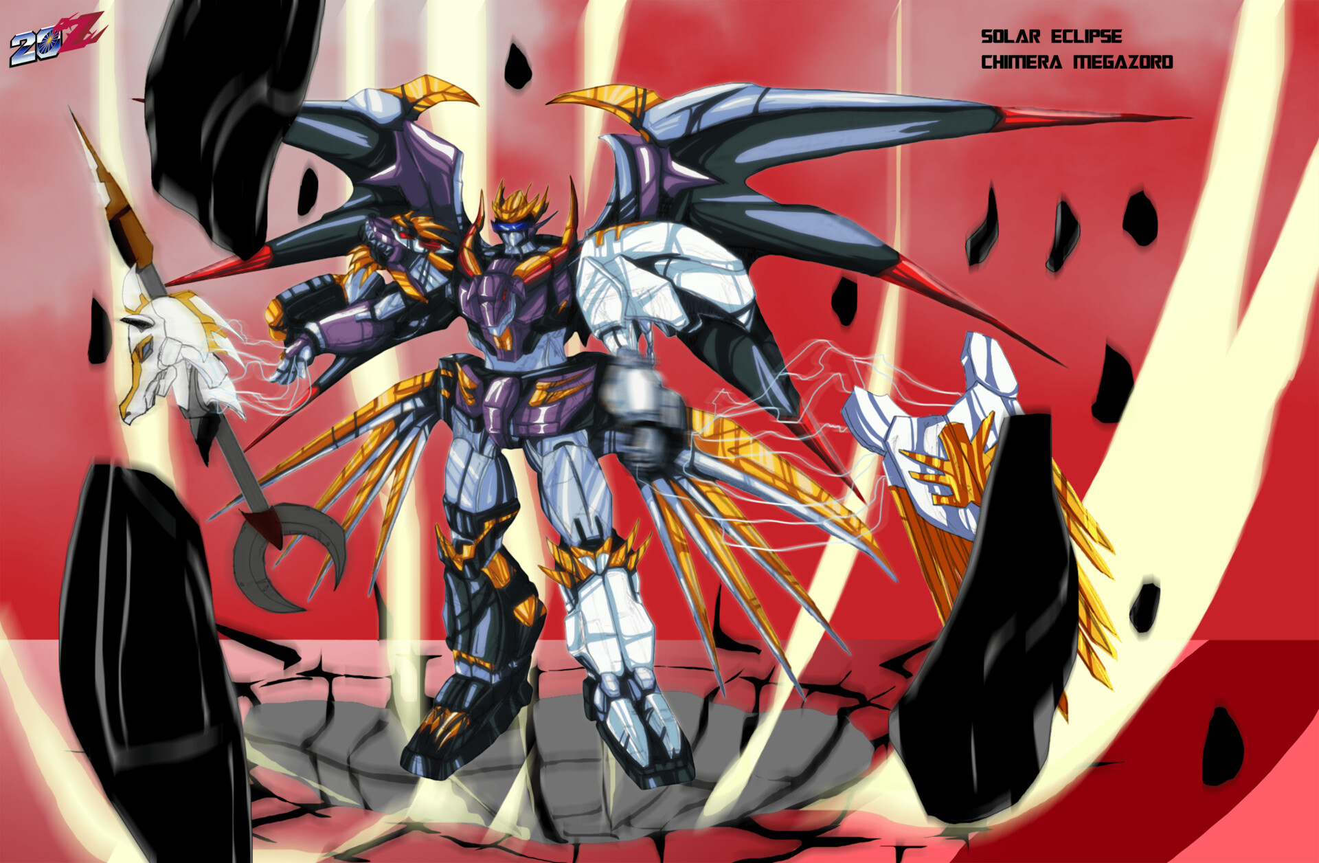 ArtStation - Chimera Megazord fusions (Commissions)