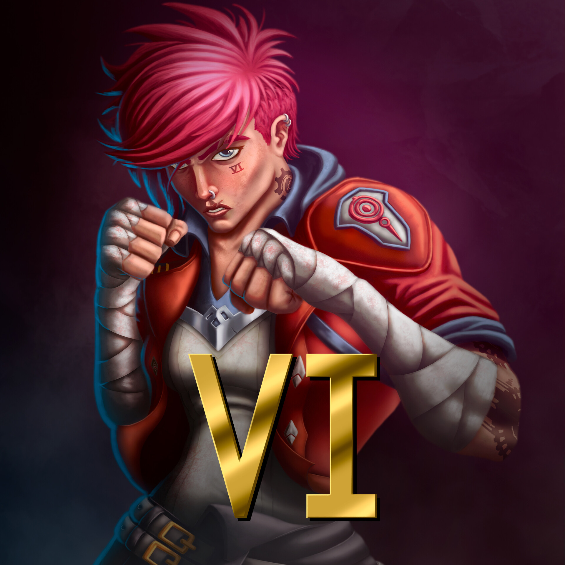 ArtStation - Fanart Vi Arcane - League of Legends