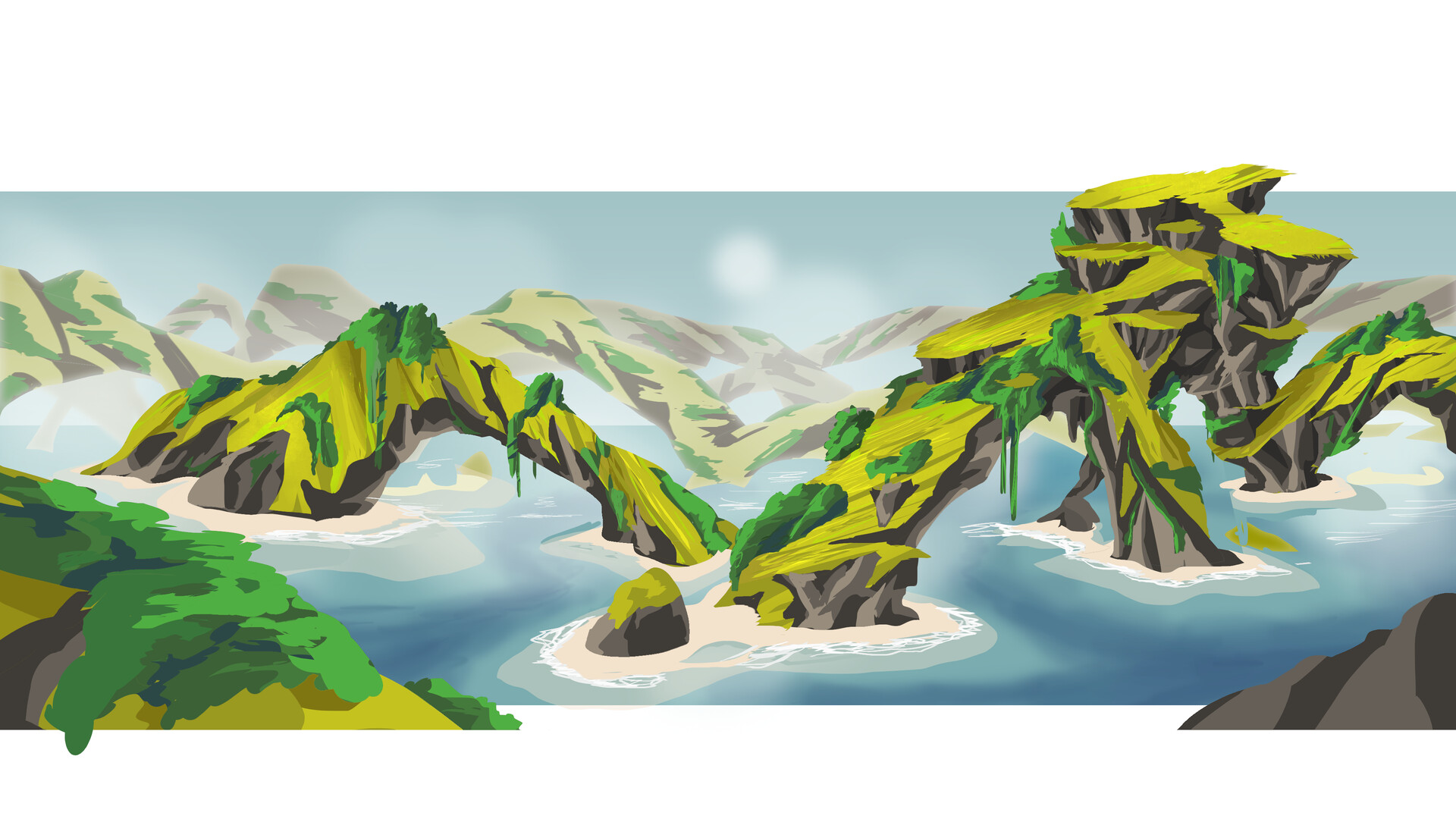 ArtStation - serpent mountains