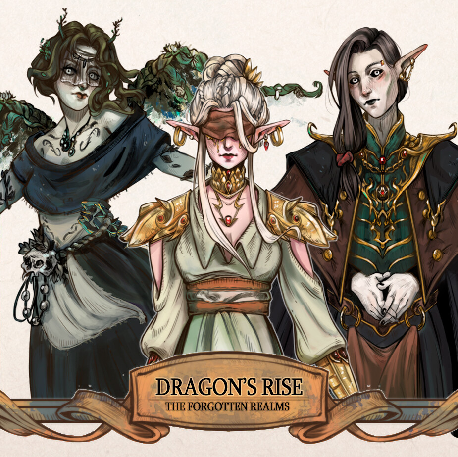 ArtStation - Dragon's Rise: Forgotten Realms entry