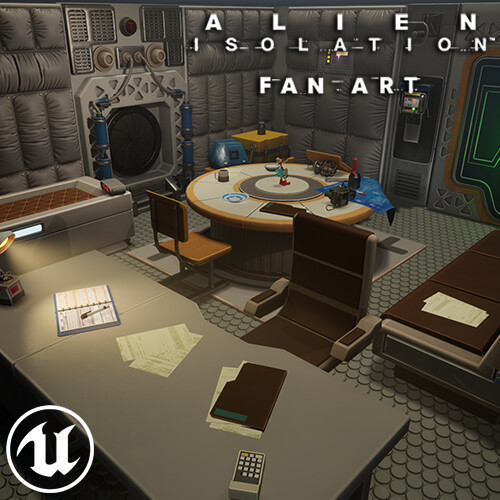 ArtStation - Stylized Alien: Isolation Fan Art