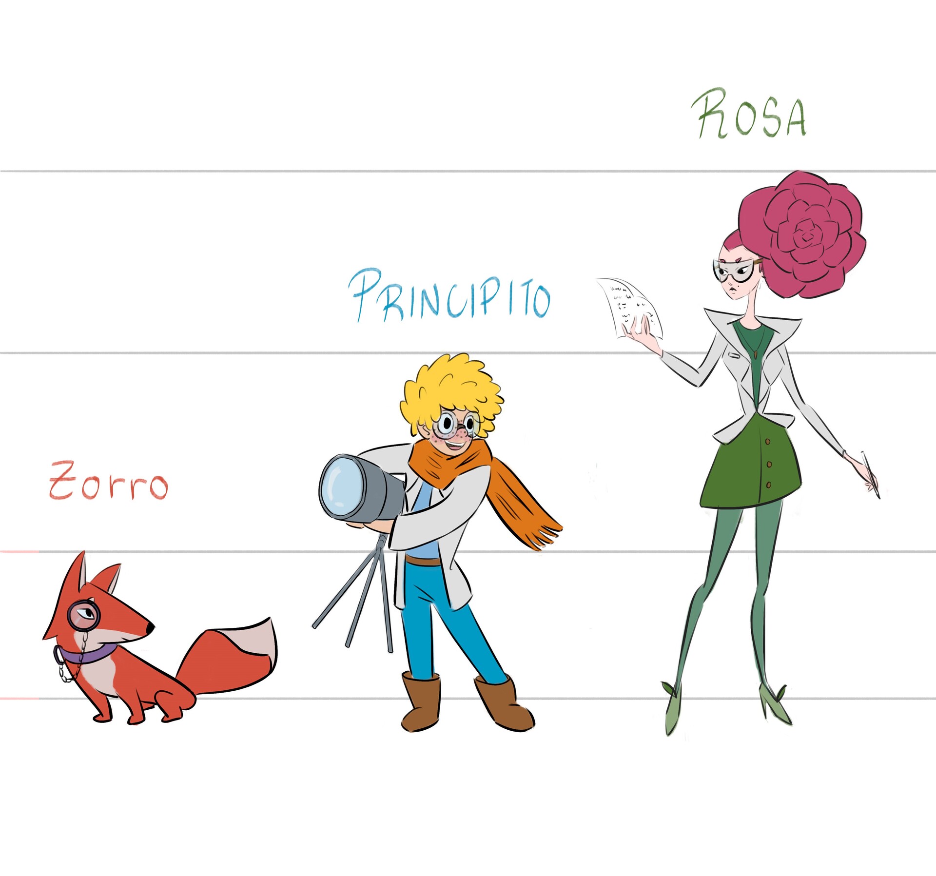 ArtStation - The little Prince character design