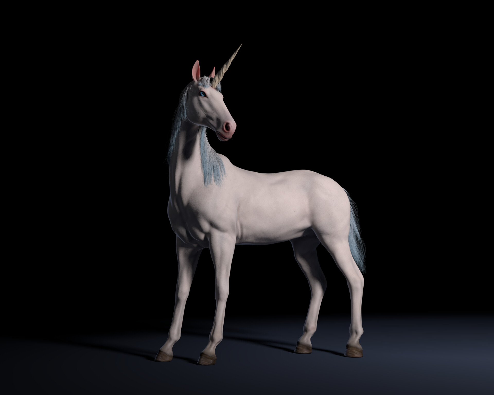 ArtStation - Unicorn Ziva Muscles simulation
