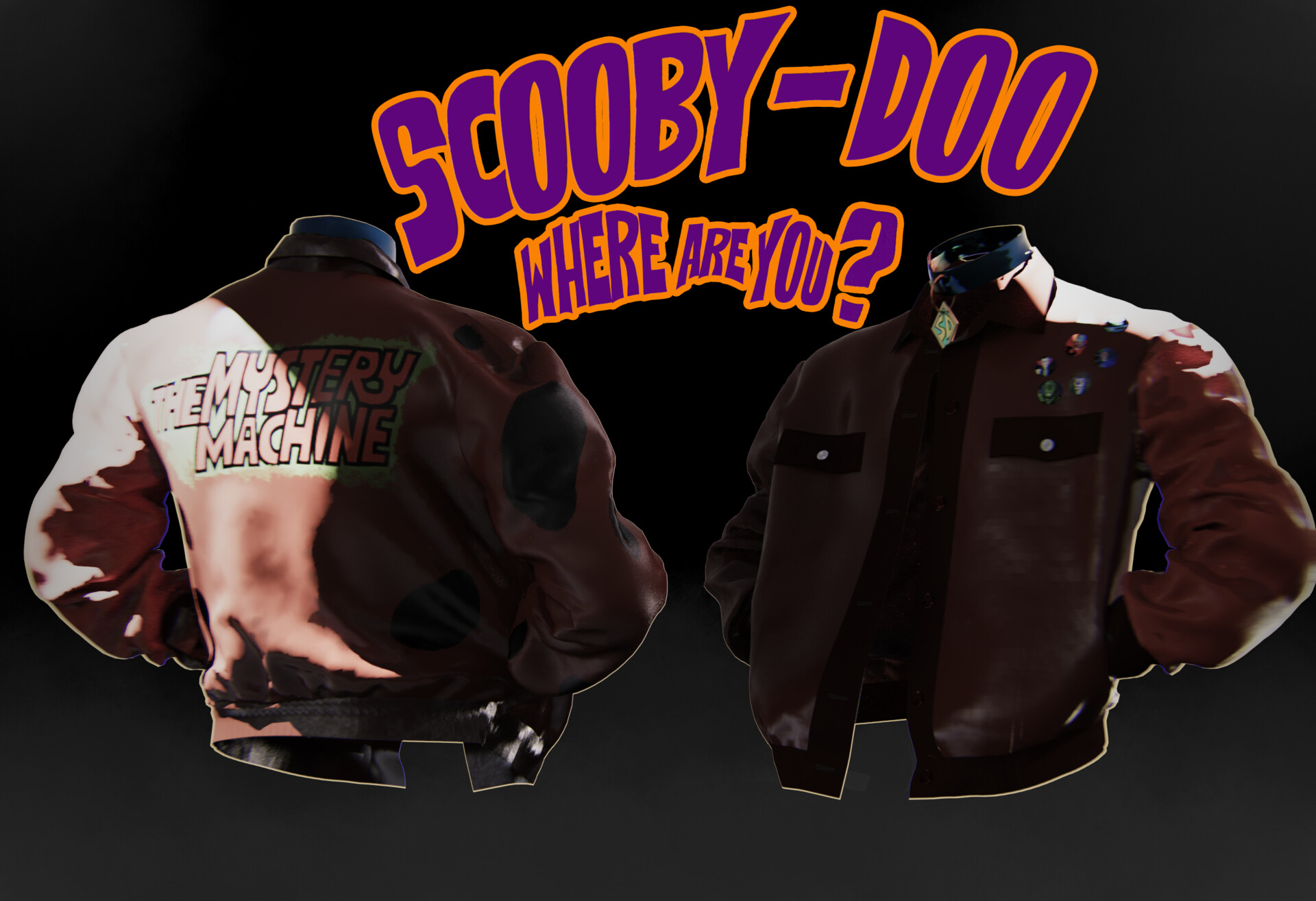 ArtStation - Scooby-Doo Leather Jacket