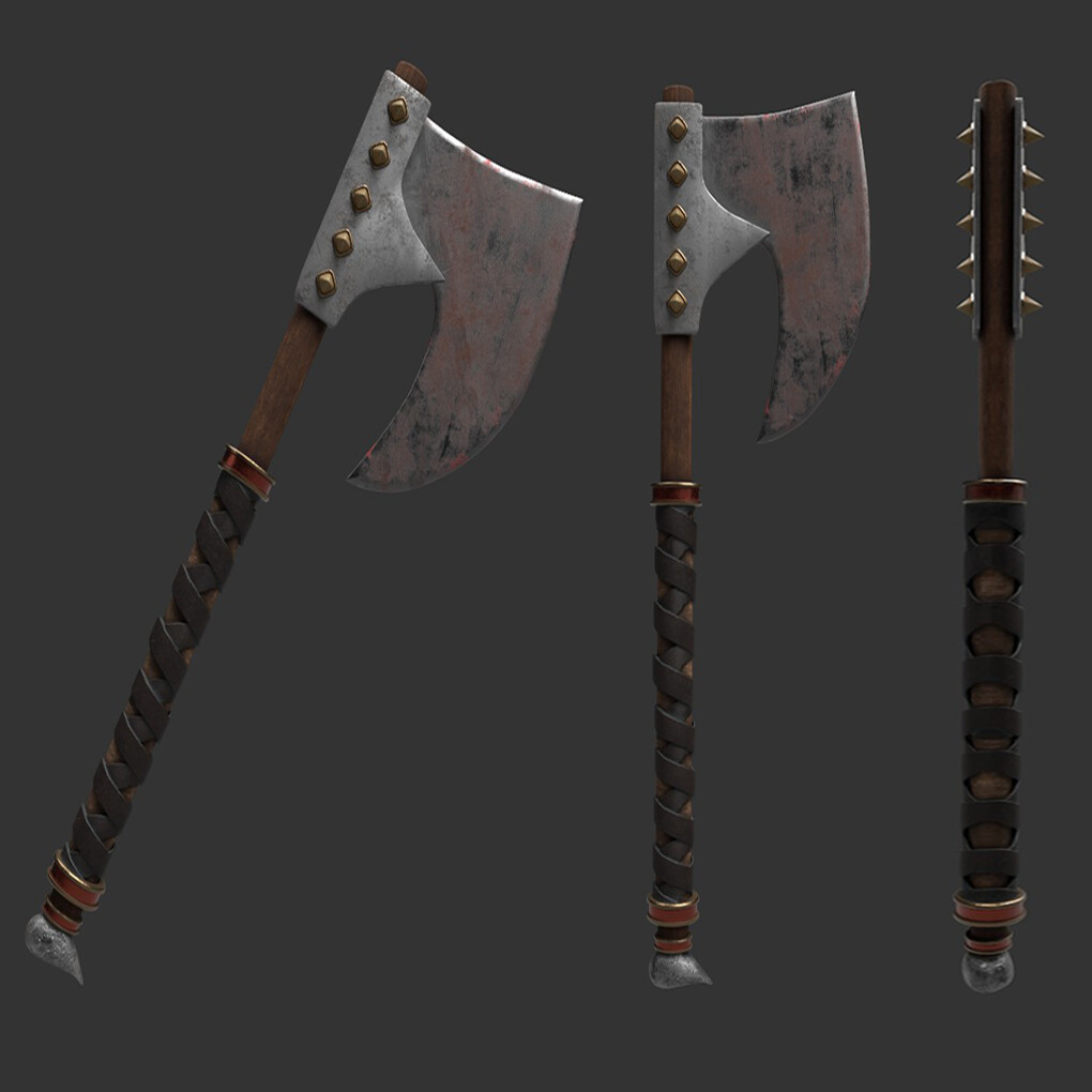ArtStation - Axe weapon