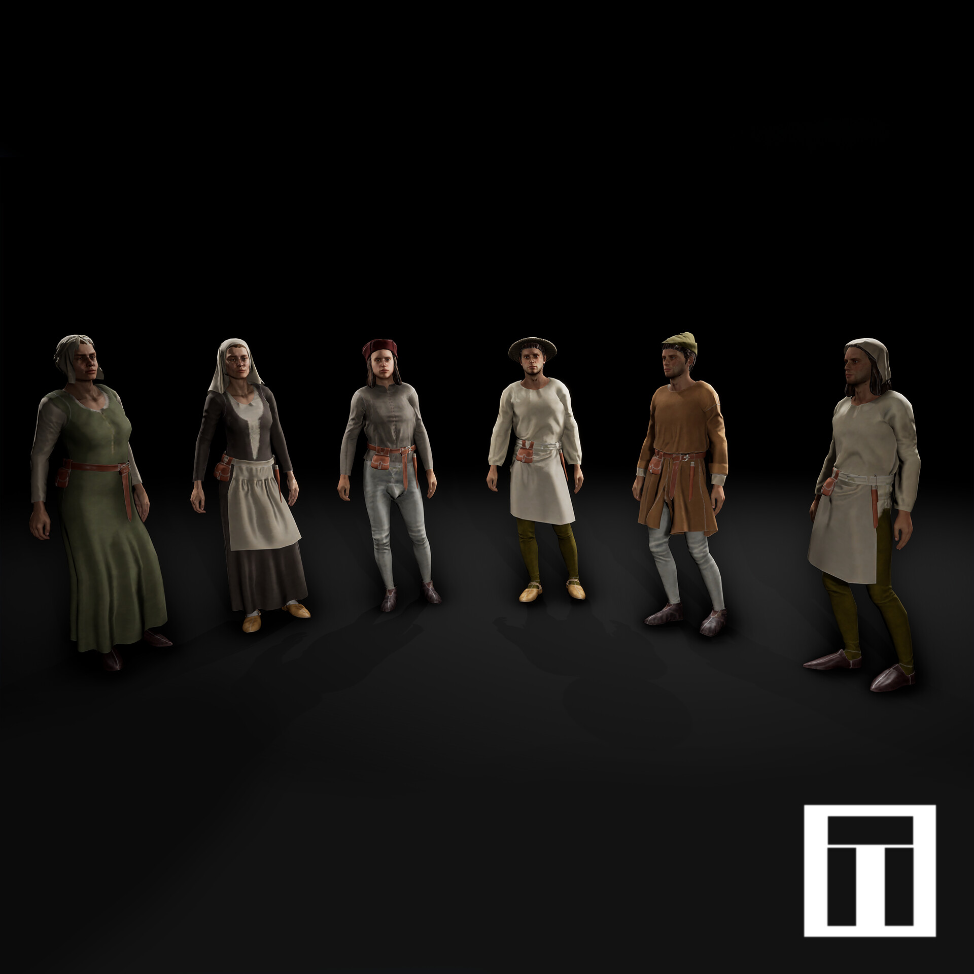 ArtStation - Early 16th Century Medieval Characters for VR