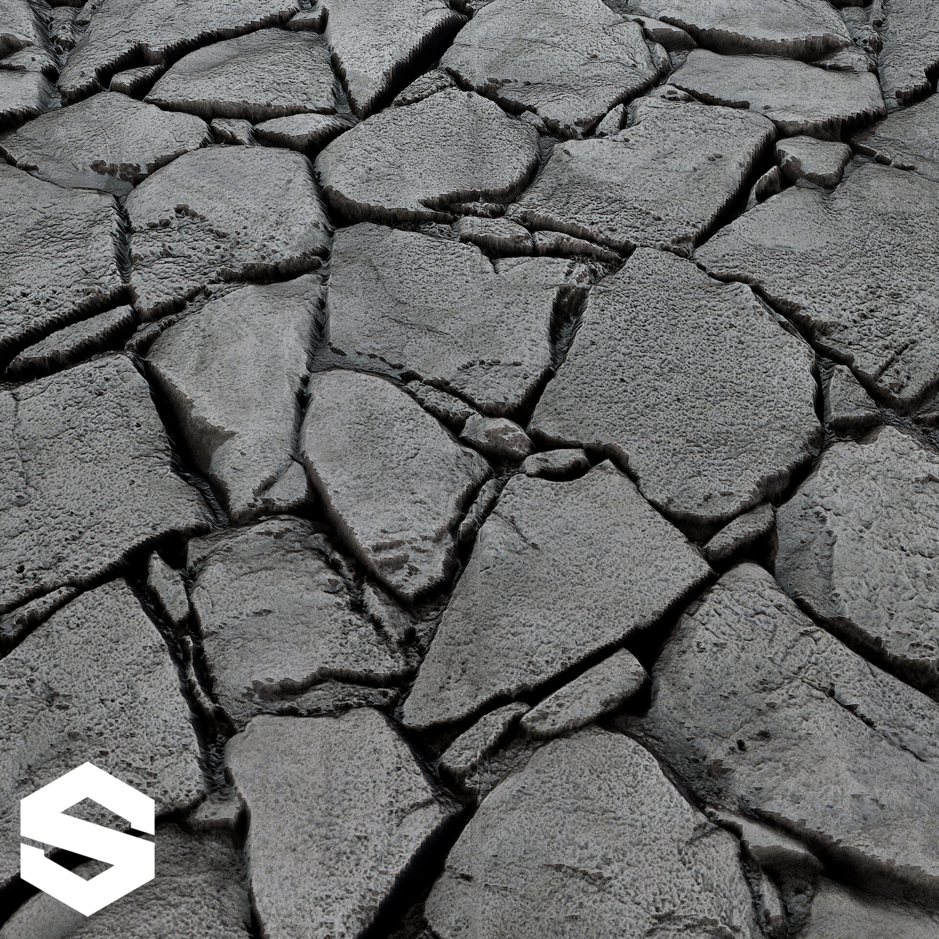 ArtStation - DALL-E 2 Experiment - Rock Ground + Concrete