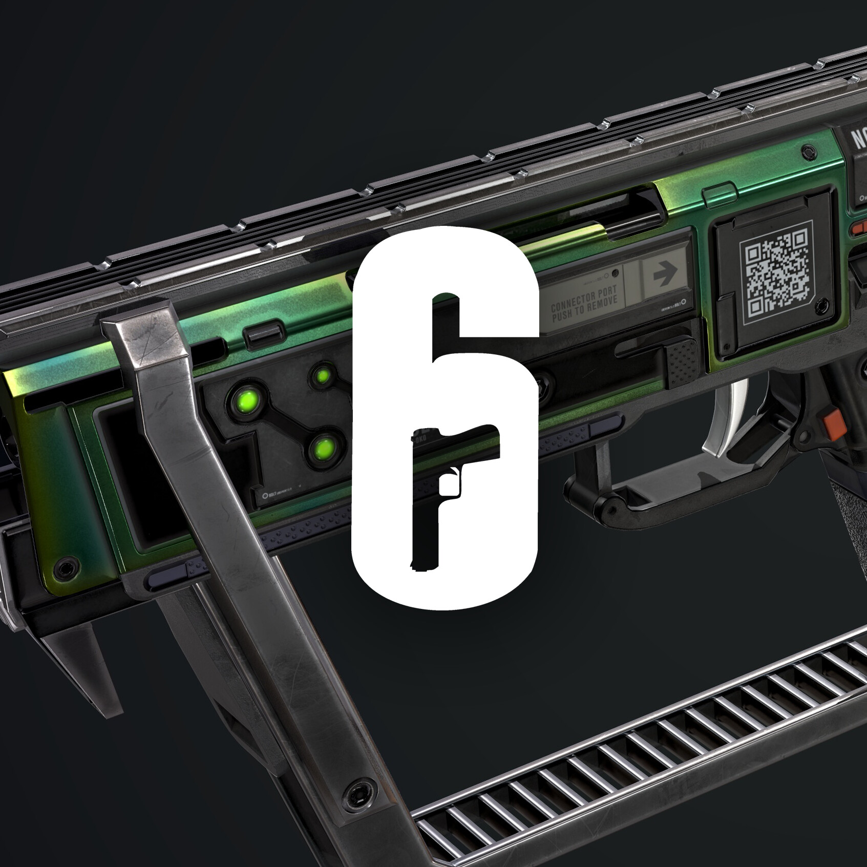 ArtStation - FMG9 Cloaked interloper 3D Weapon Skin