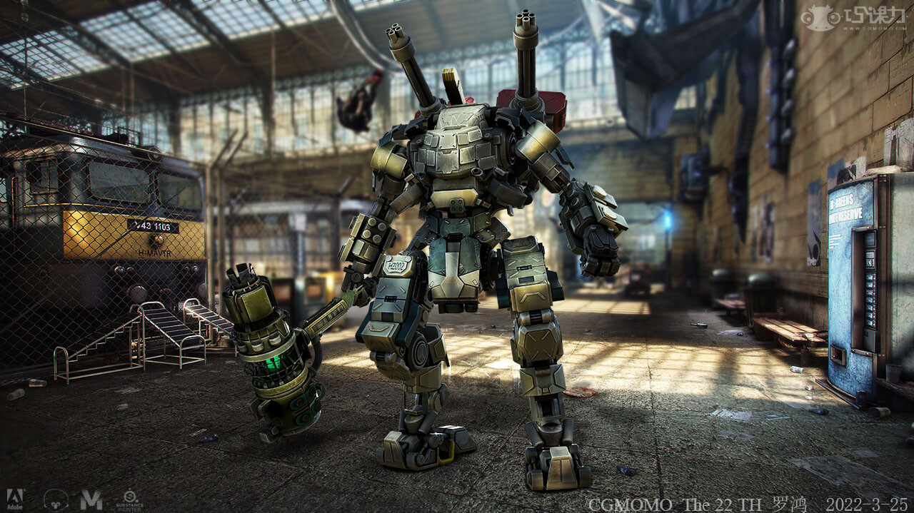 ArtStation - 【学生作品】罗鸿 --《VAJRA ARMOR》