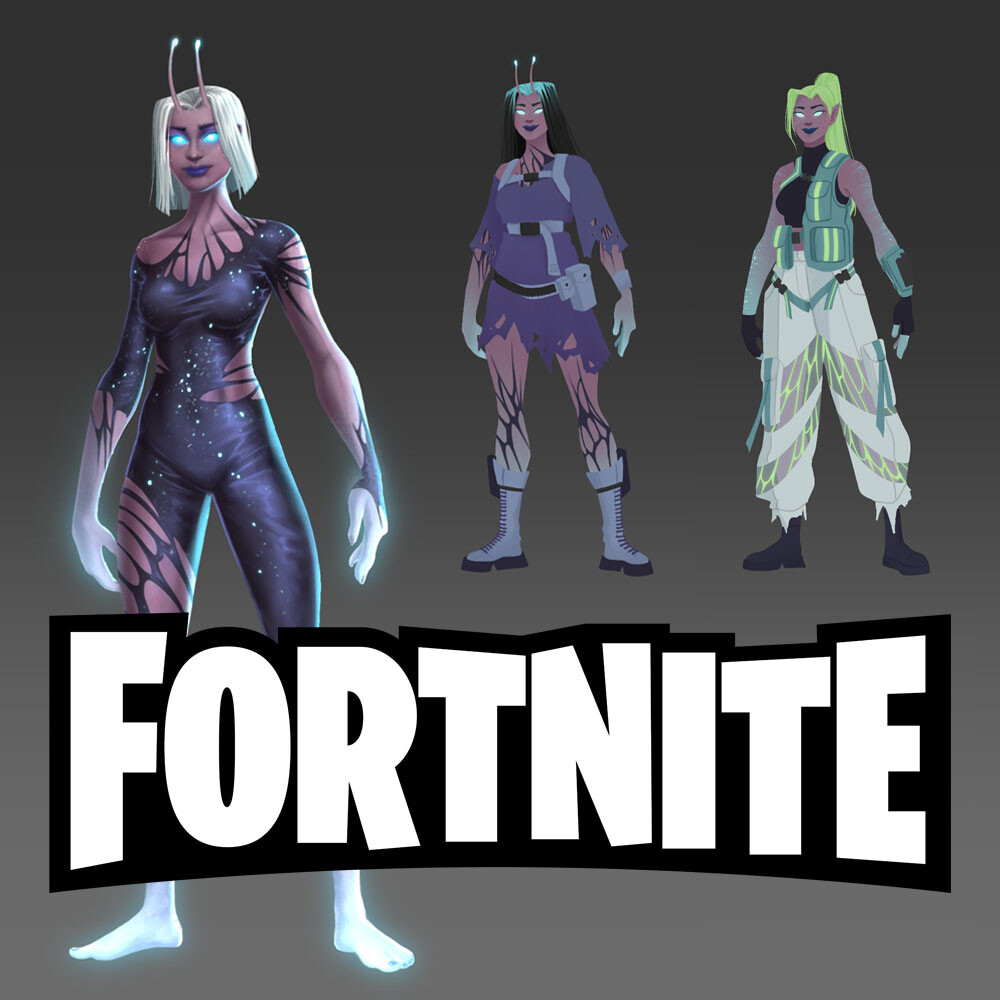 ArtStation - Dark Fairy Skin - Fortnite