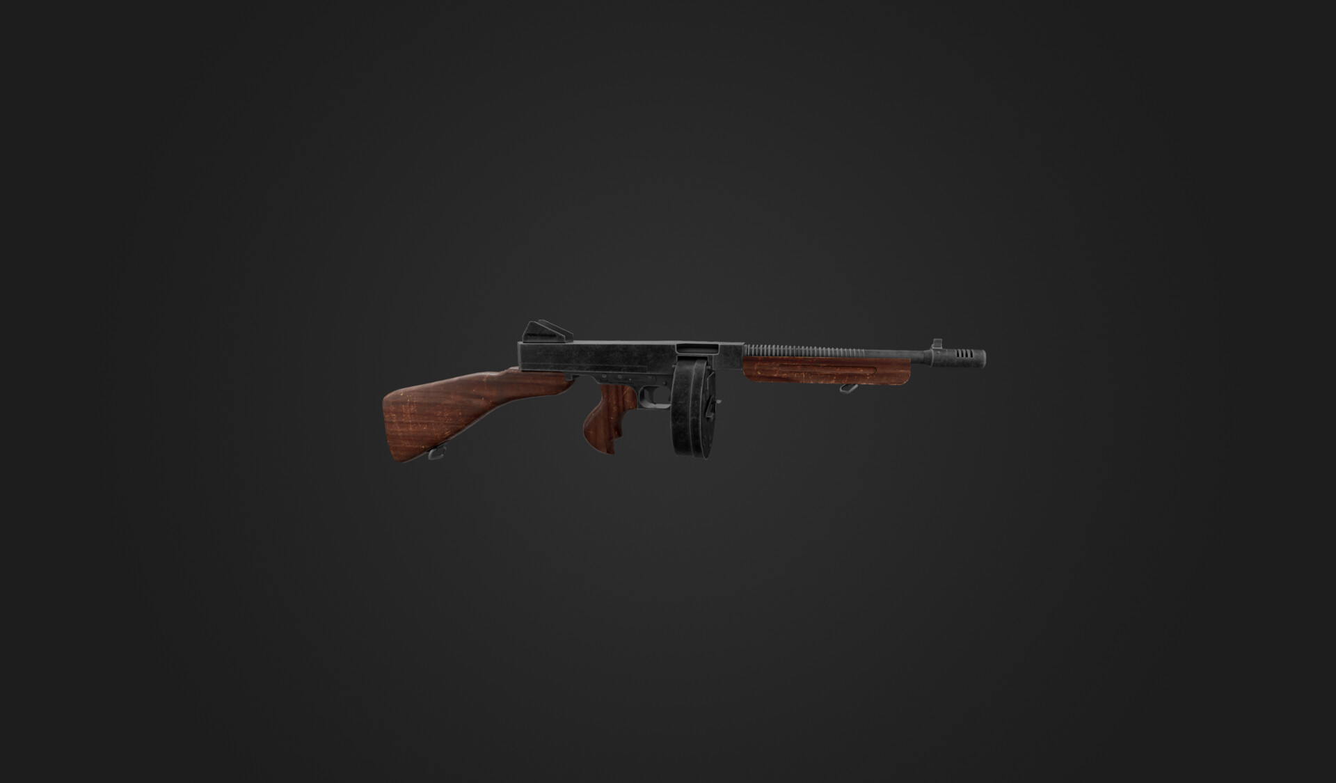 ArtStation - Thompson Submachine Gun