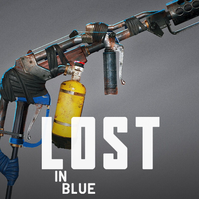 ArtStation - Lost in Blue - 2D weapons_1