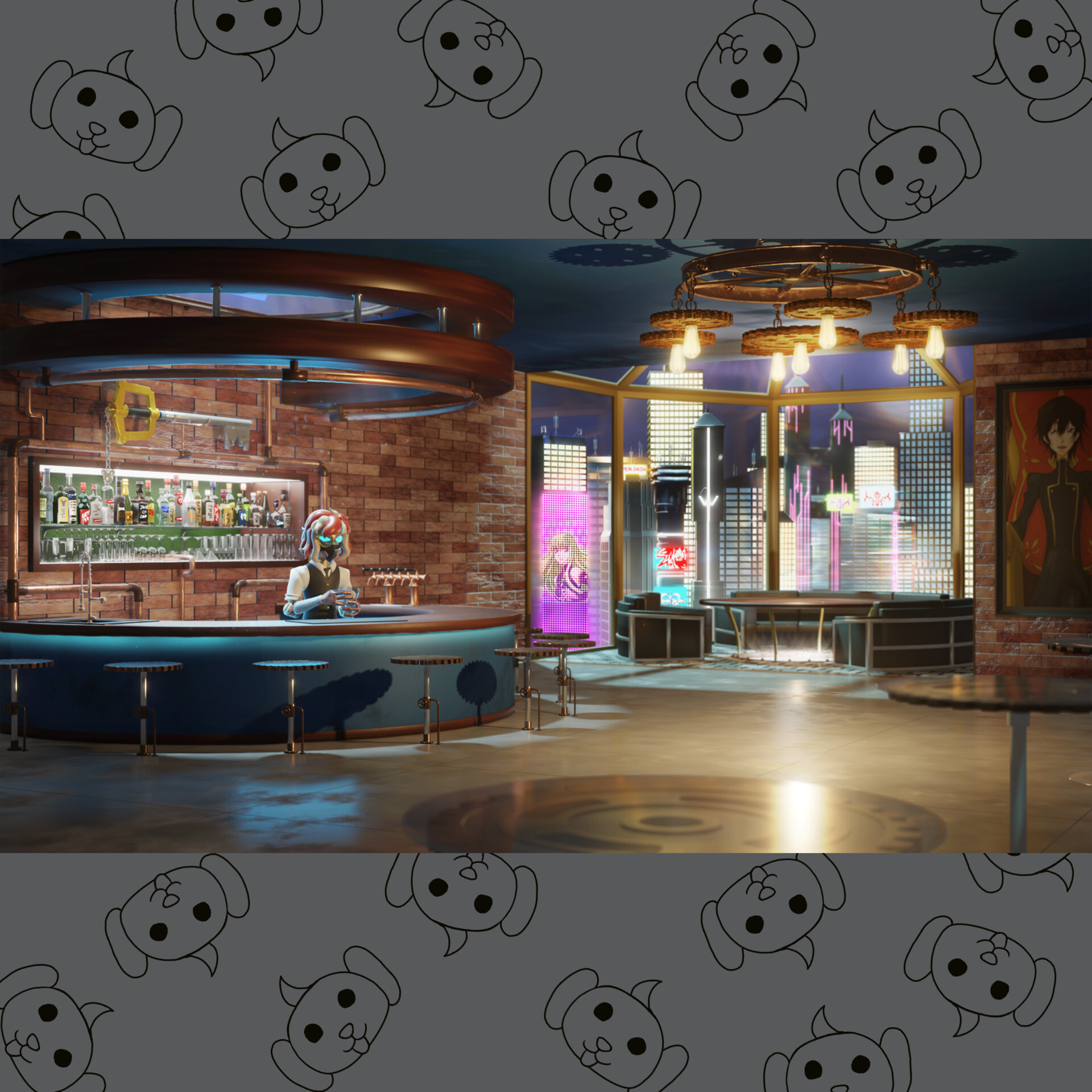 ArtStation - Waiting screen Egna_light