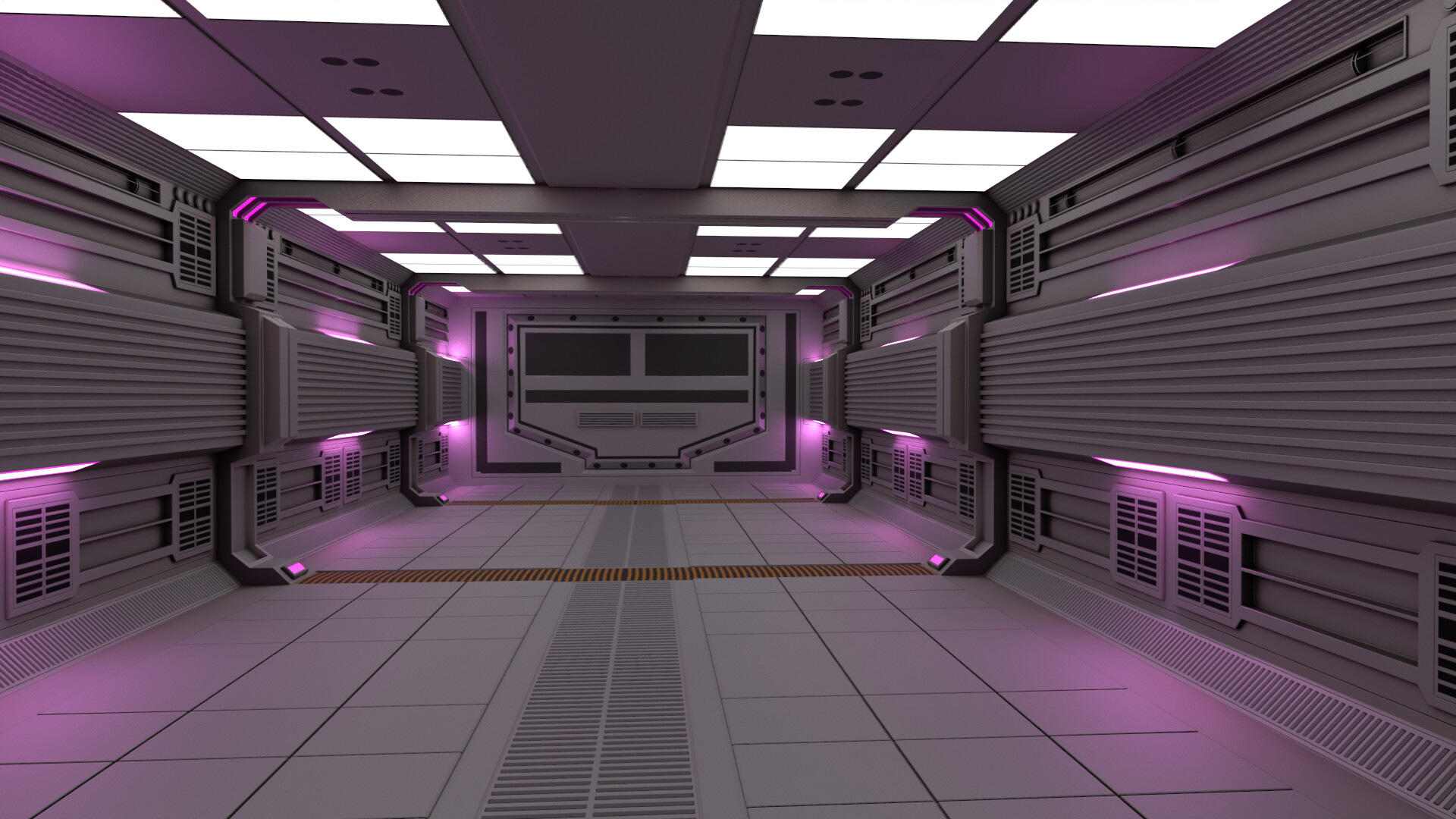 ArtStation - SCI-FI CORRIDOR