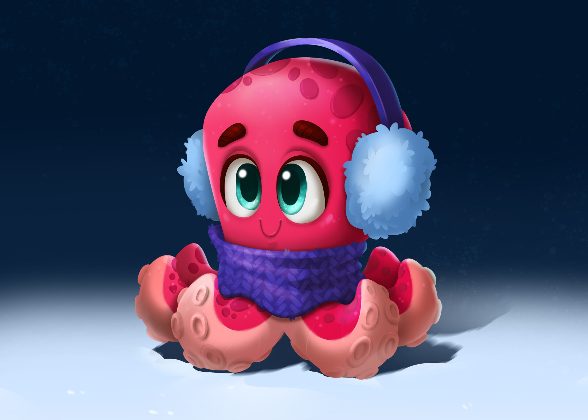 ArtStation - cute octopus