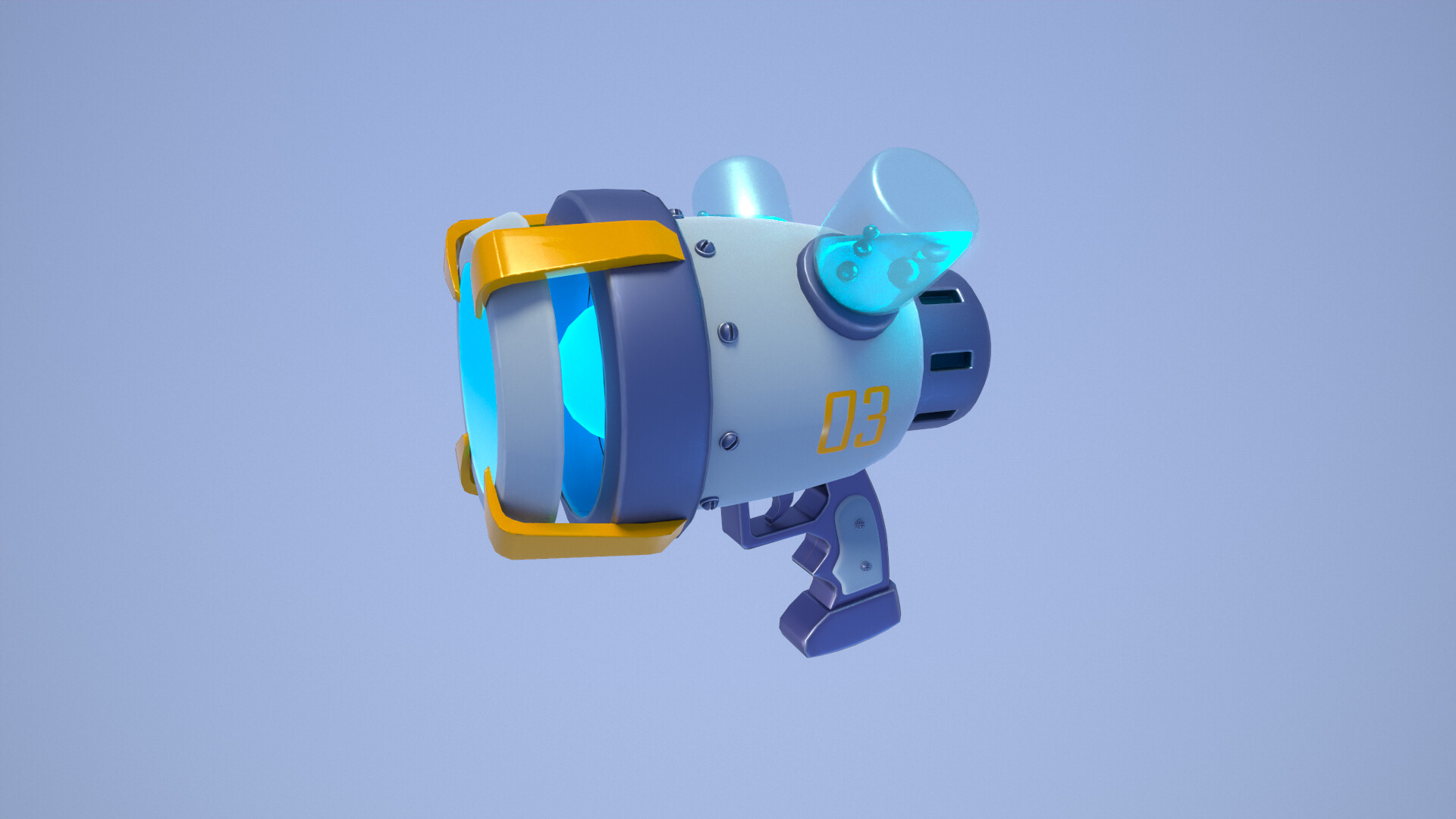 ArtStation - Blue Plasma Blaster