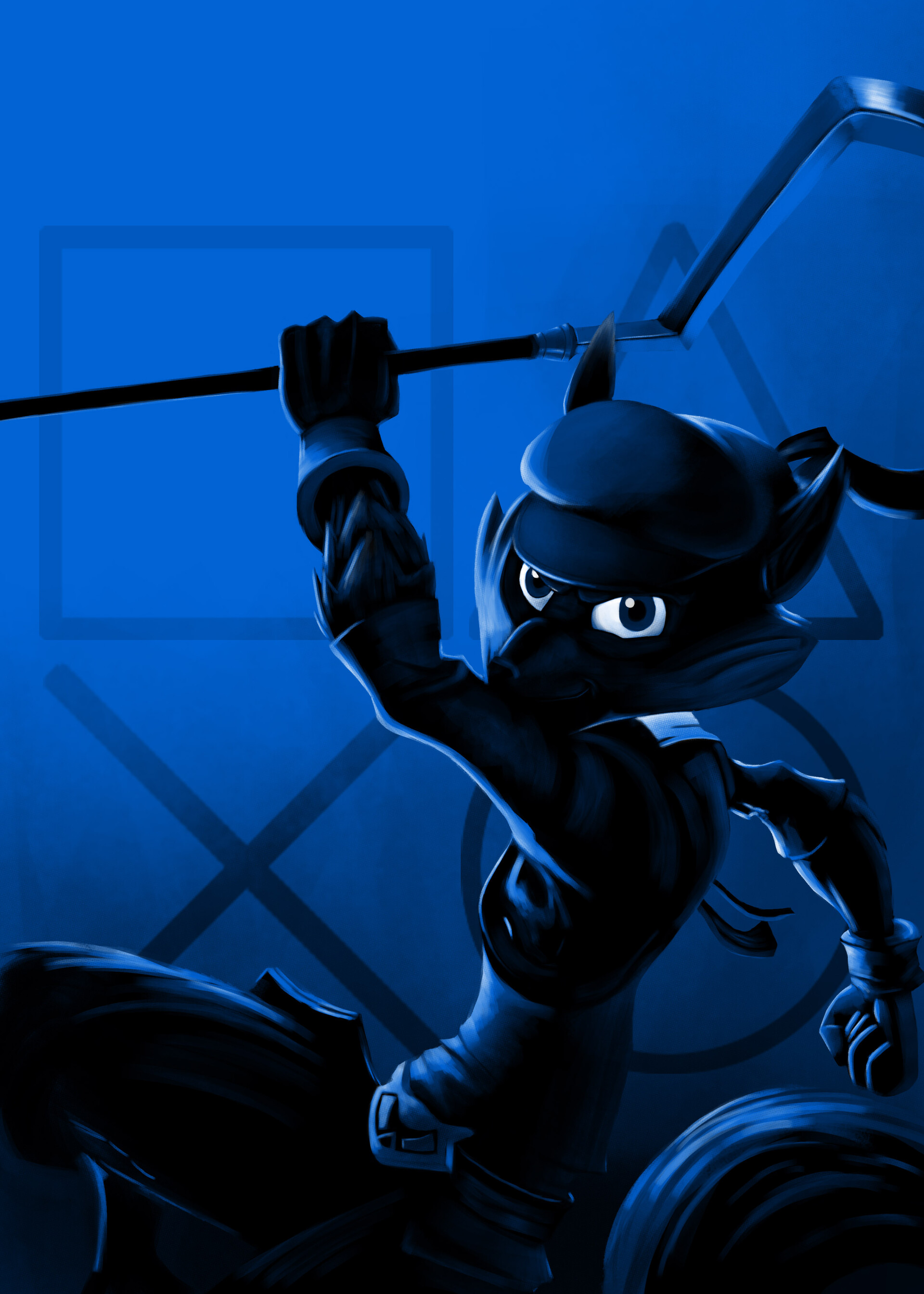ArtStation - Sly Cooper Fanart