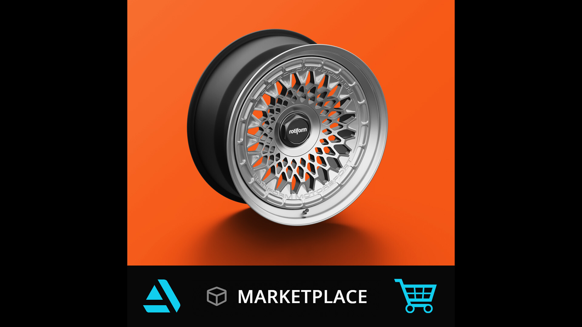 ArtStation - Rotiform LHR-M Rim/Wheel 3D Model