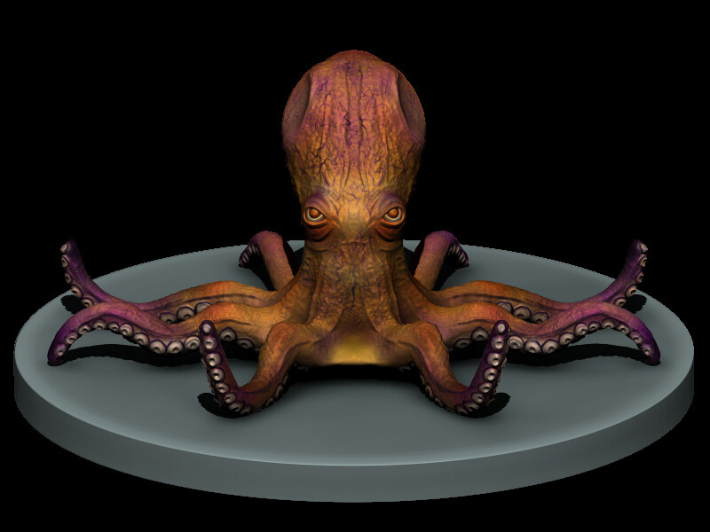 ArtStation - Octopus quick sculpt
