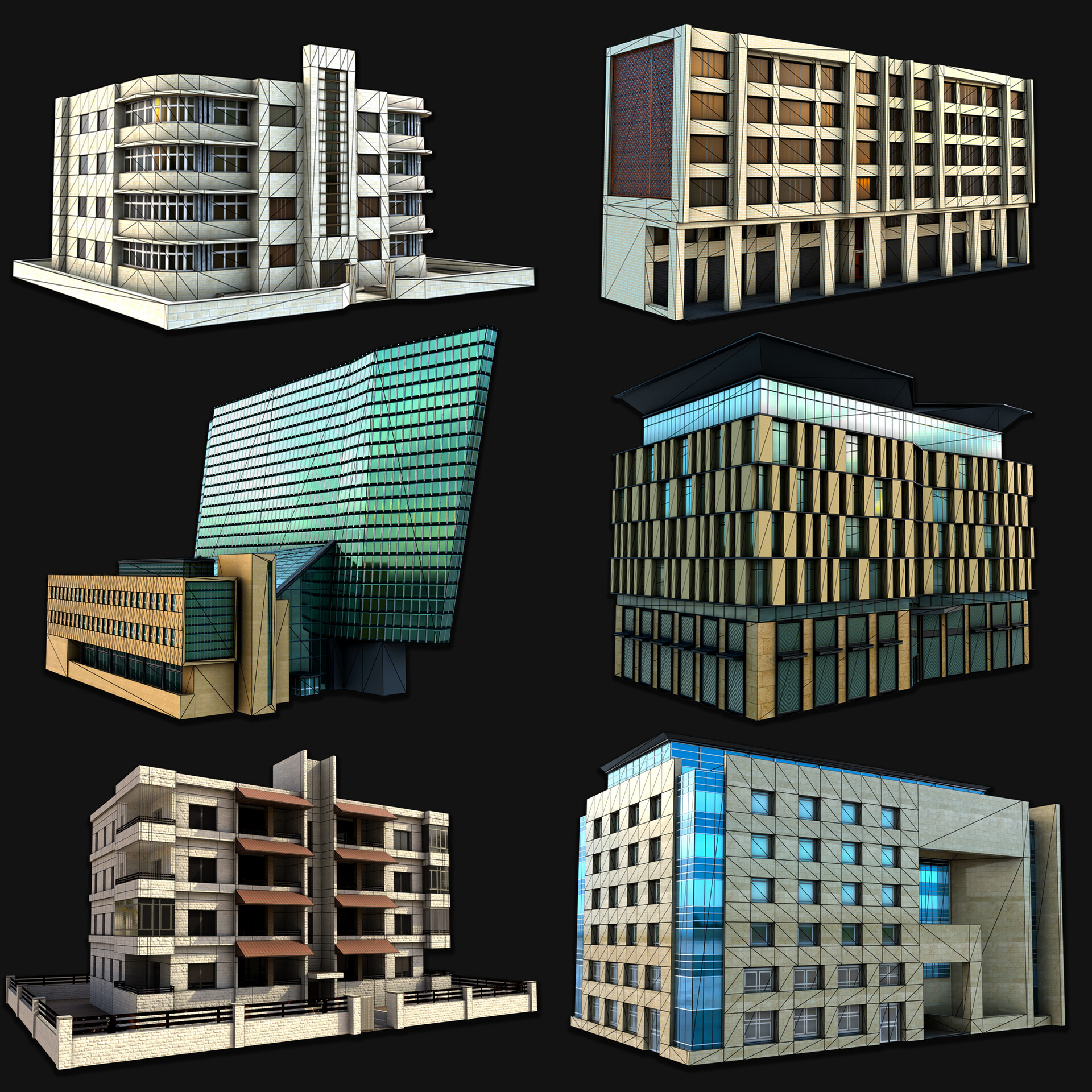 ArtStation - Game Assests: Buildings