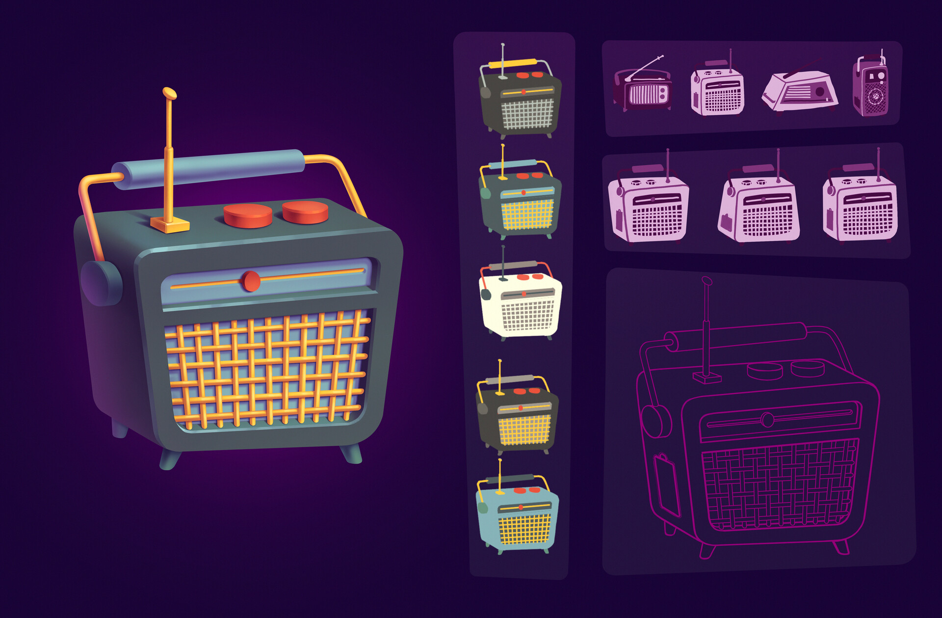 ArtStation - Radio animation