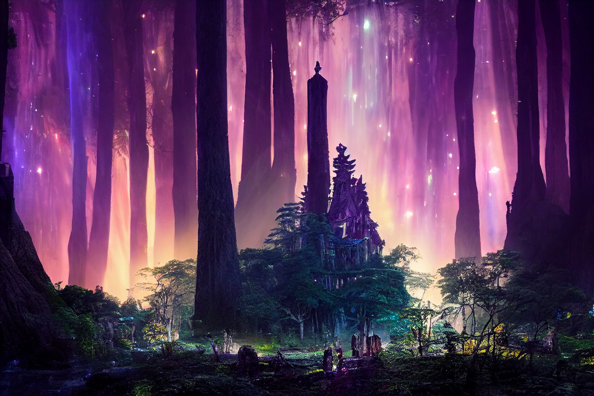 ArtStation - Purple Forest | Concept Art