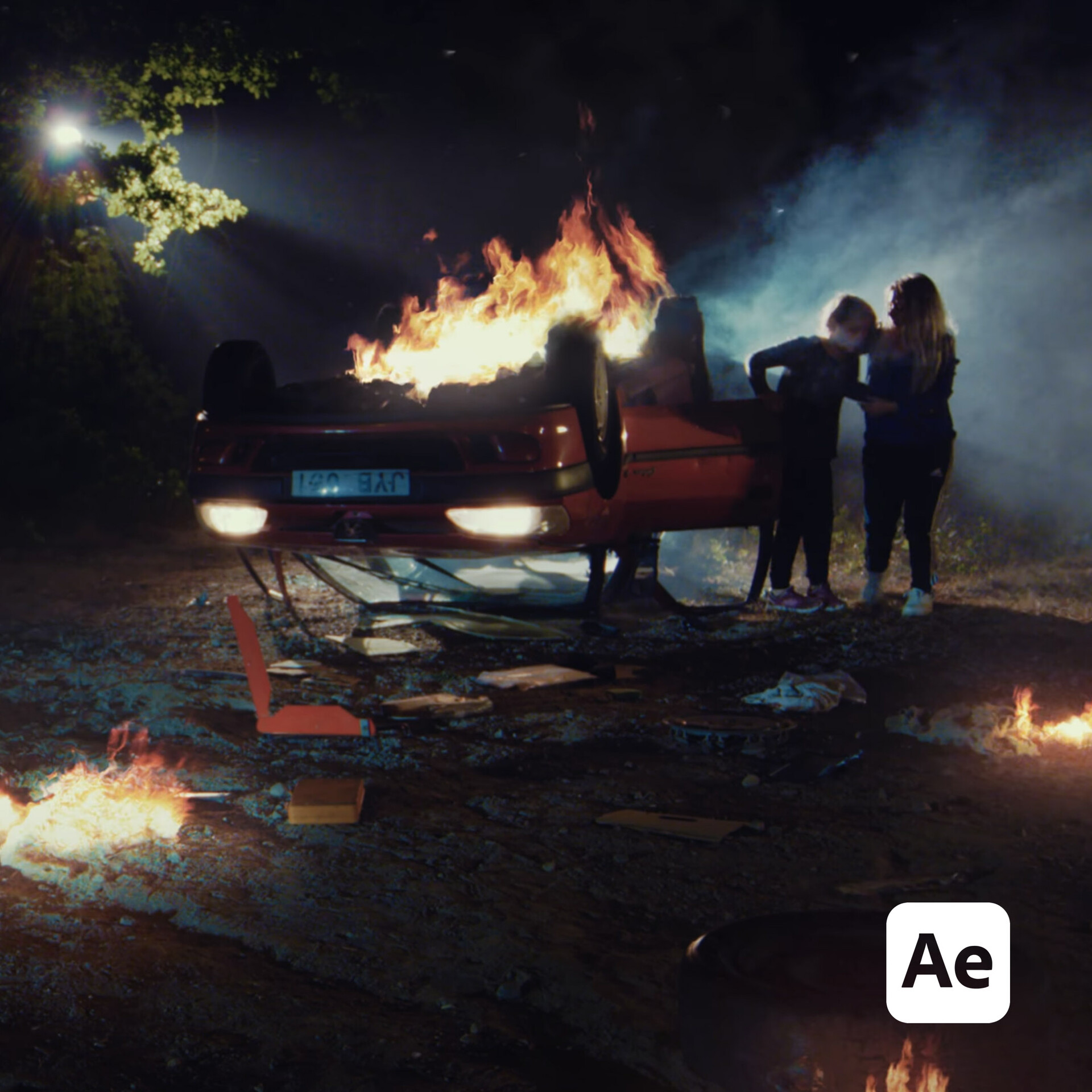 ArtStation - "Split Second" Short film Compositing in After Effects