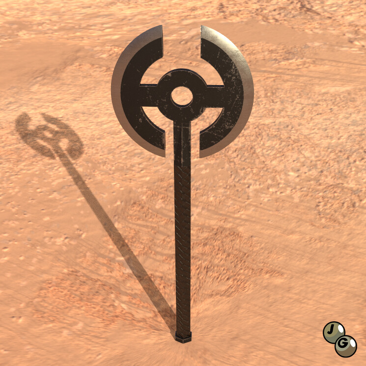 ArtStation - Andy's Axe from Old Guard