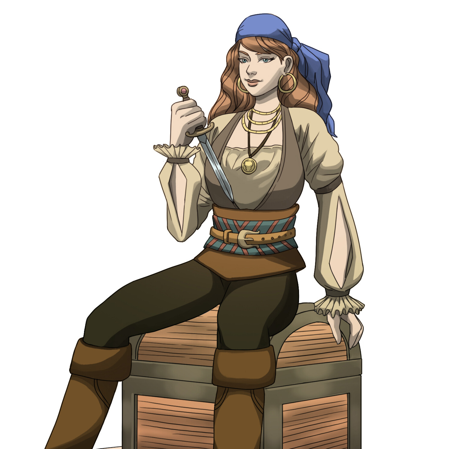 ArtStation - Pirate girl character design