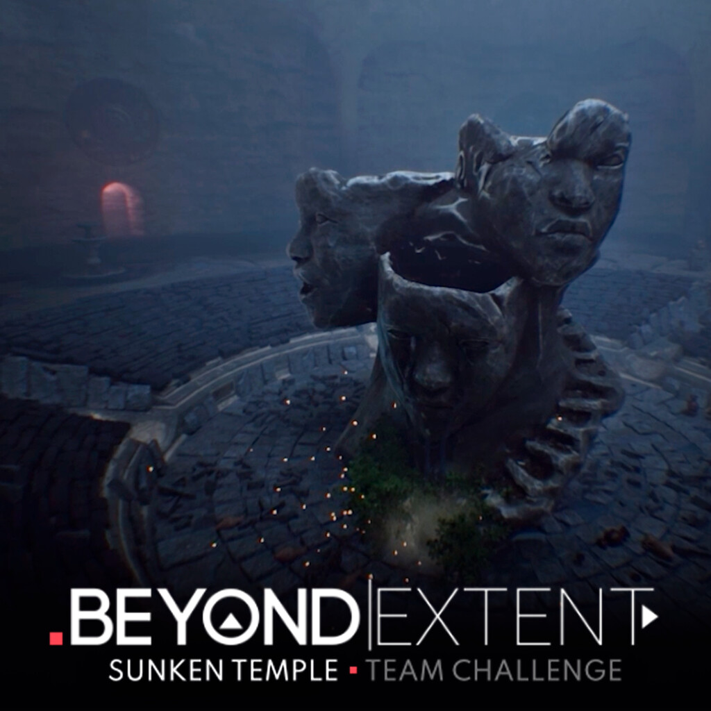 ArtStation - Sunken Temple of the Water Gods - Beyond Extent Team Challenge