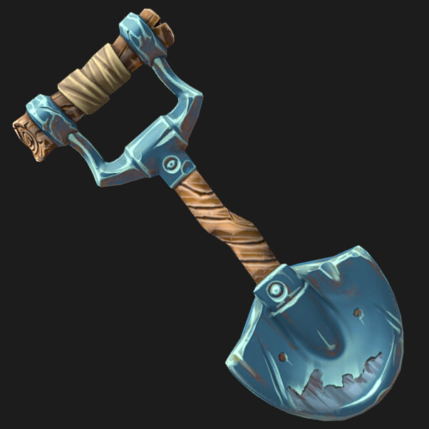 ArtStation - Hand painted shovel
