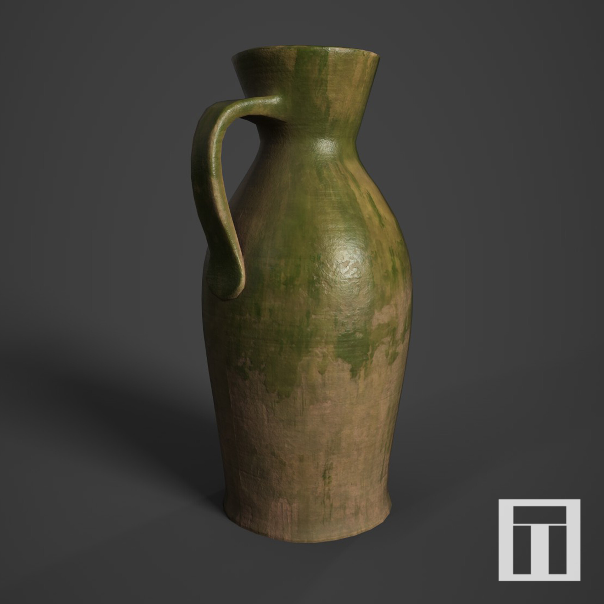 ArtStation - Tudor Greenware Jug