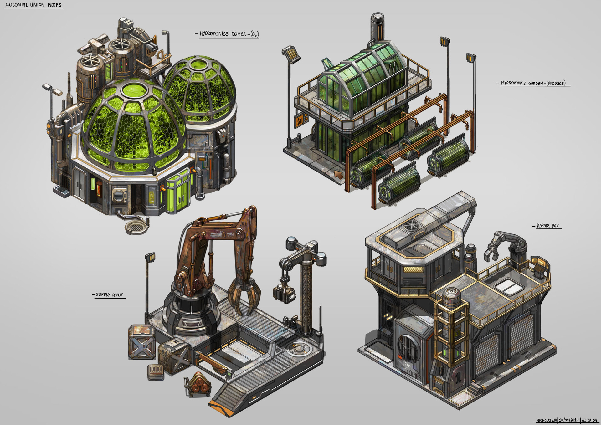 ArtStation - Isometric Game Concepts