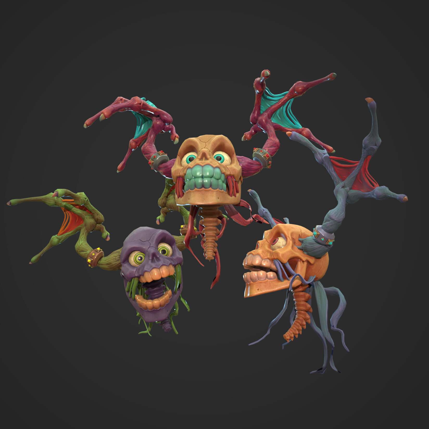 ArtStation - Skull party