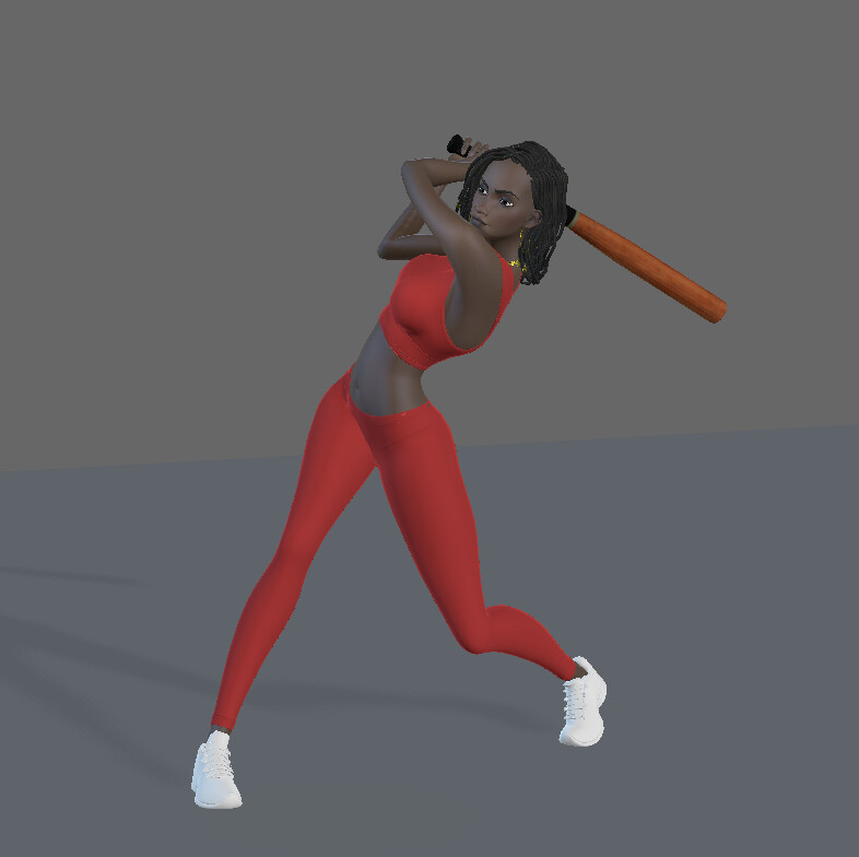 ArtStation - Baseball hit