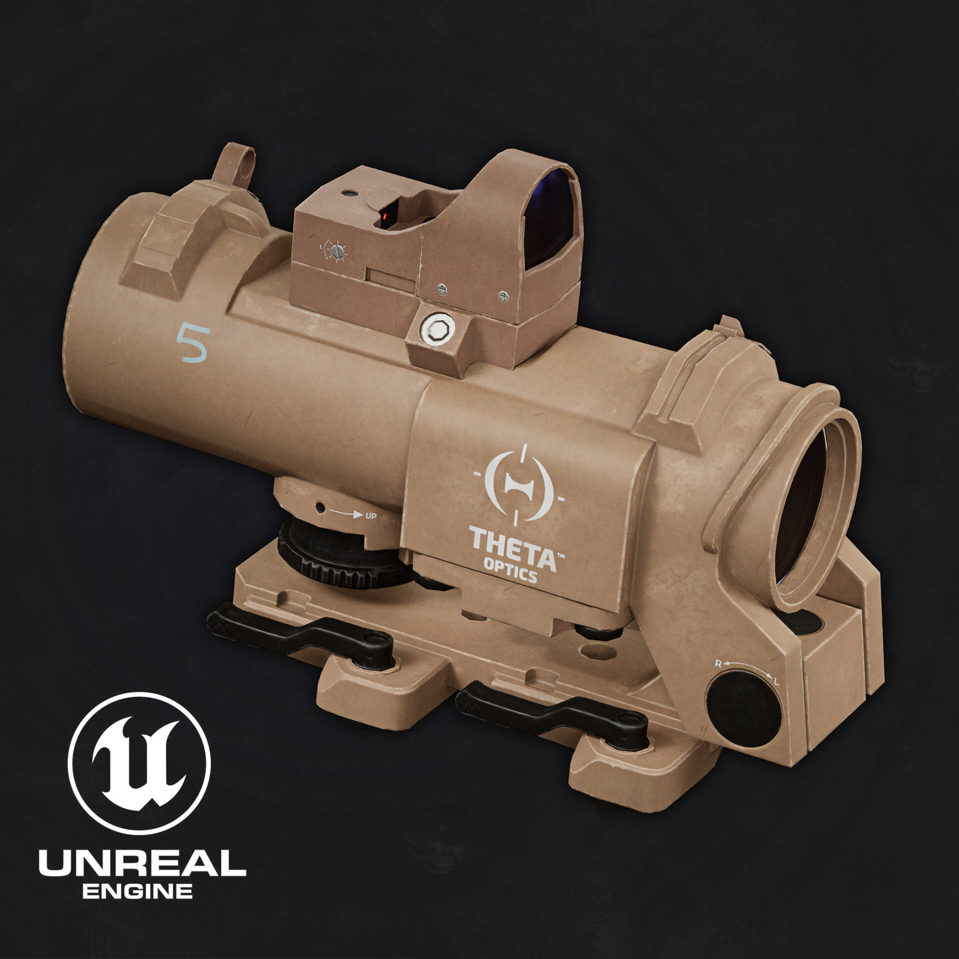 ArtStation - THETA OPTIC scope