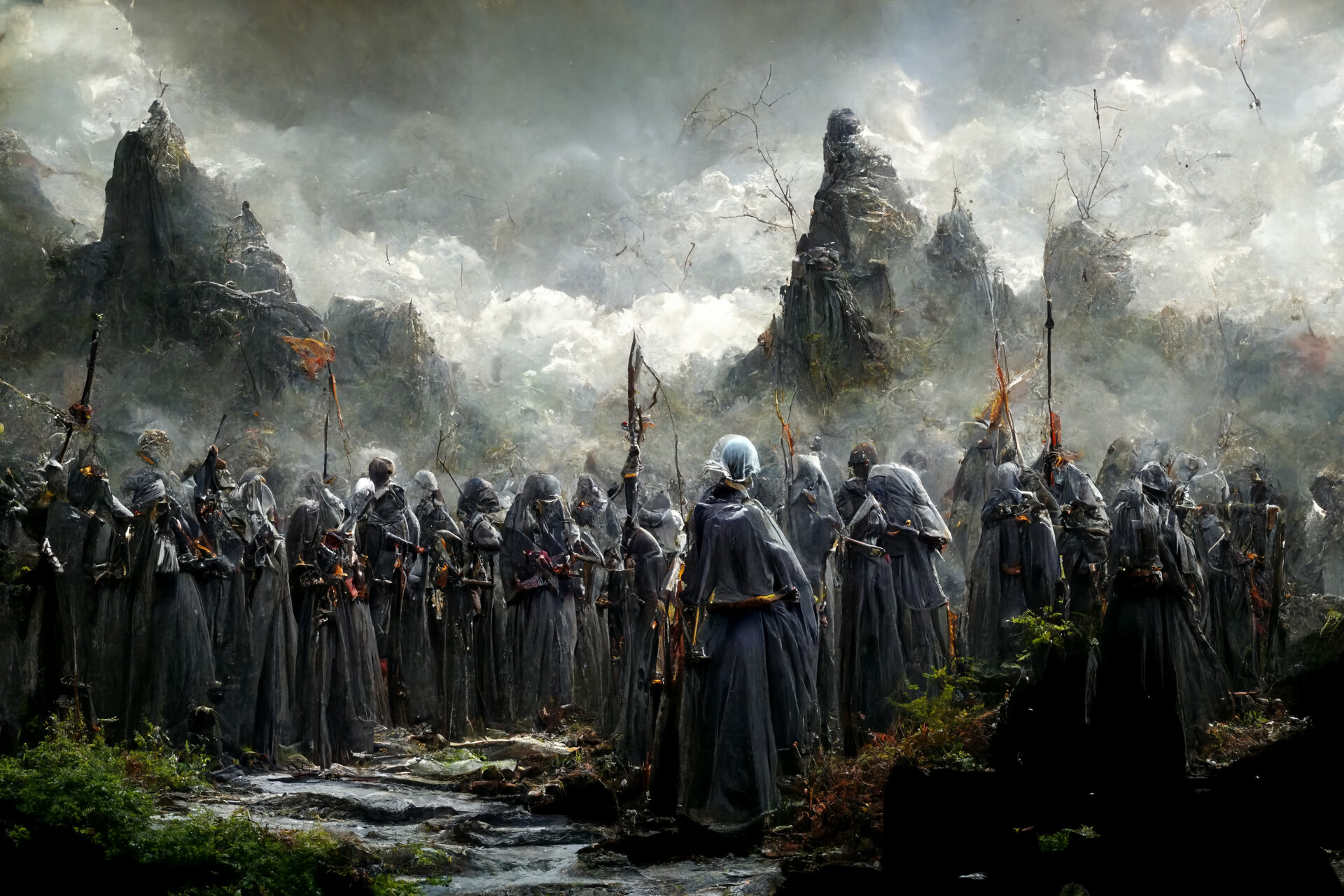 ArtStation - Battle of The Elves