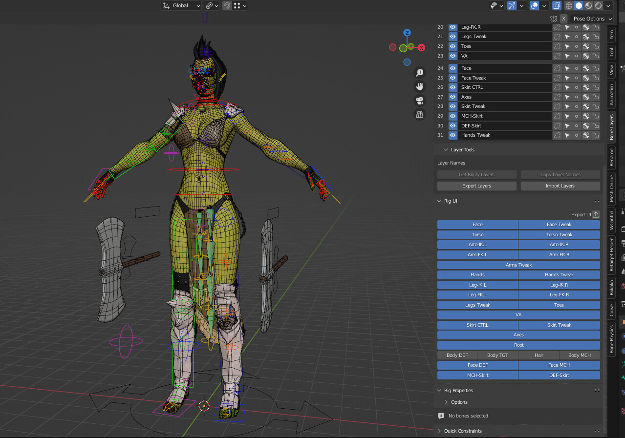 ArtStation - Advanced Character Rig