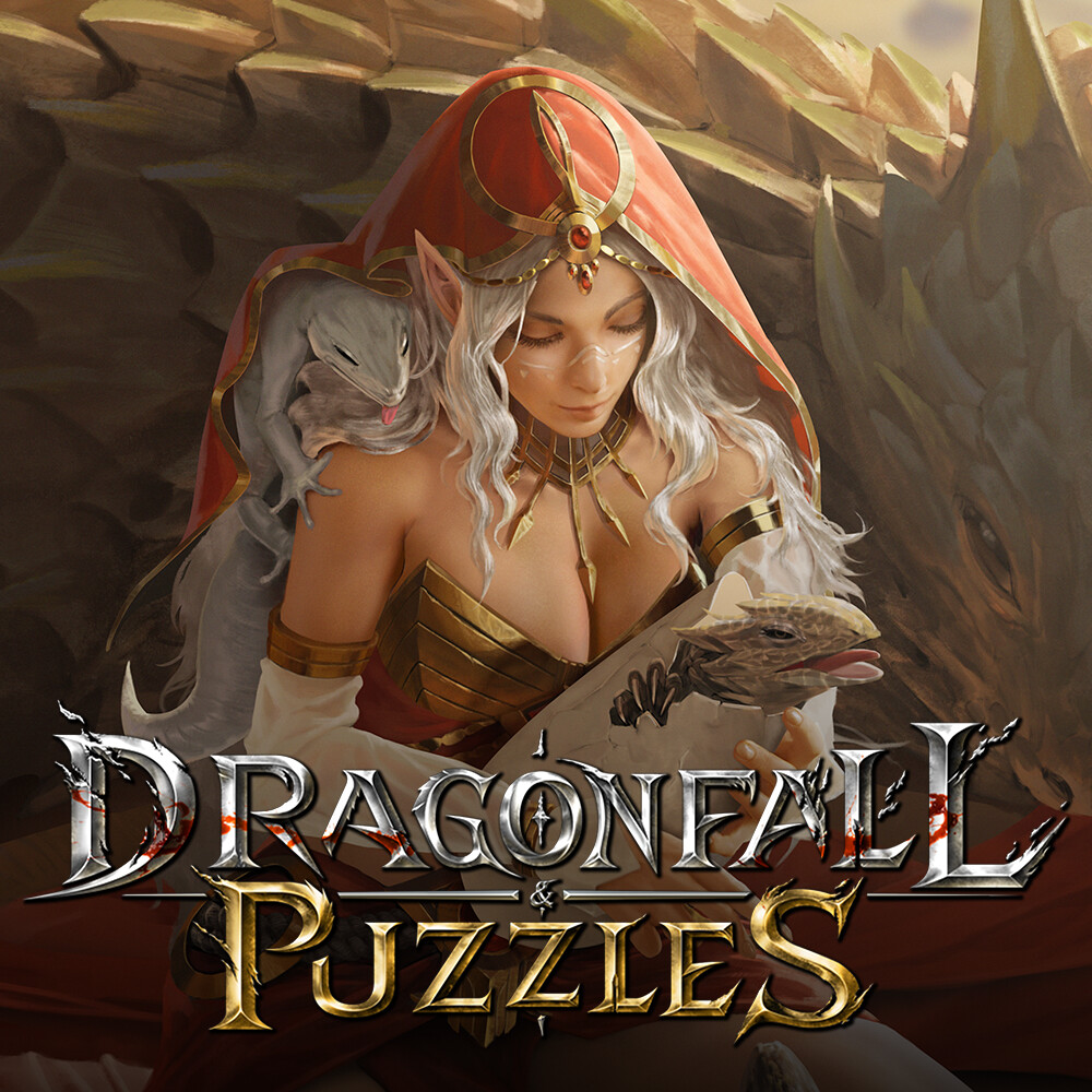 ArtStation - Dragonfall & Puzzles: Desert Elf Priest