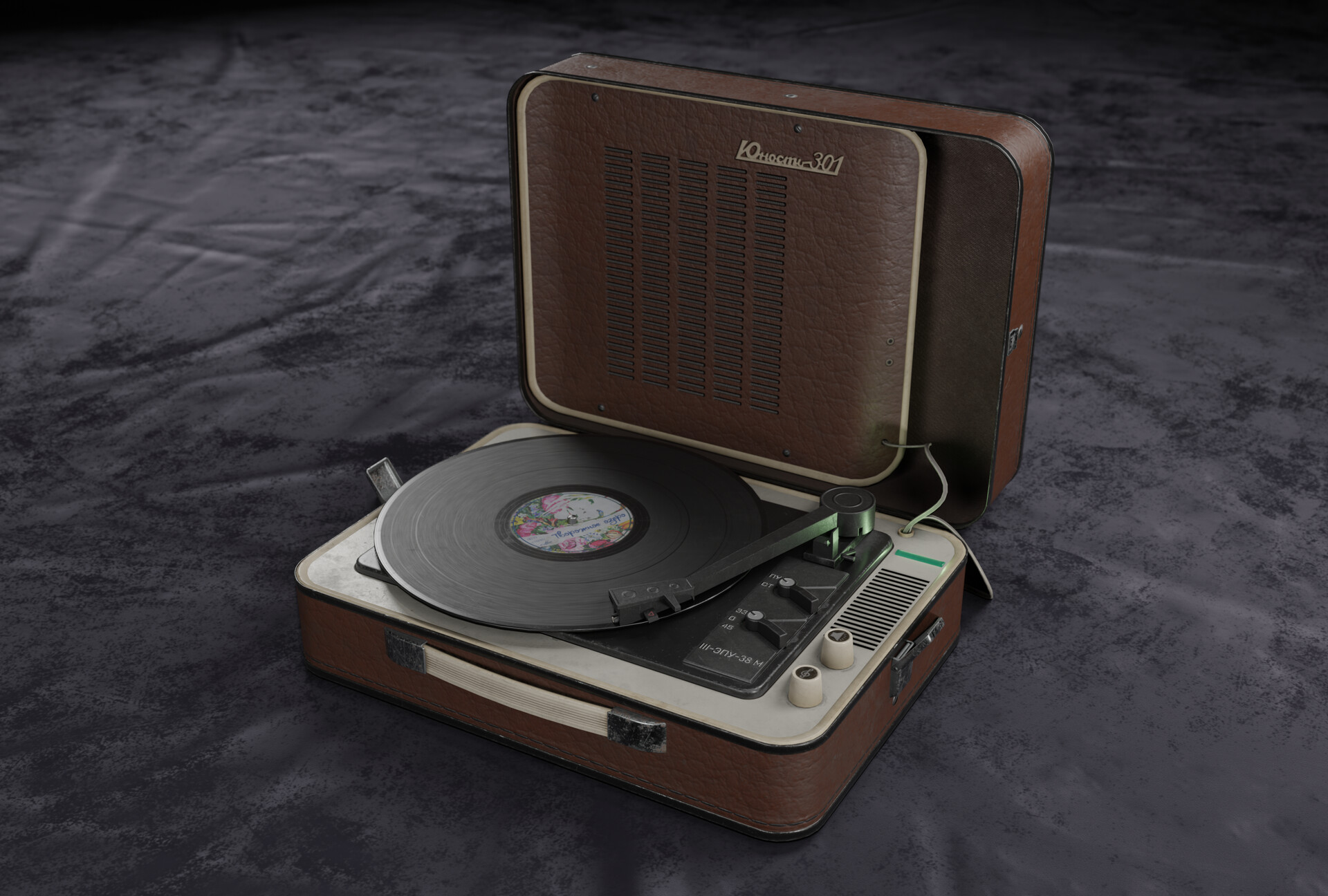 ArtStation - "Юность 301" Vinyl Record Player