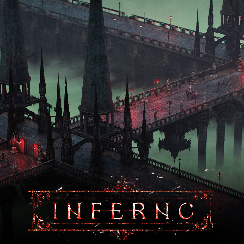 ArtStation - Eighth Circle (Fraud) Malebolge