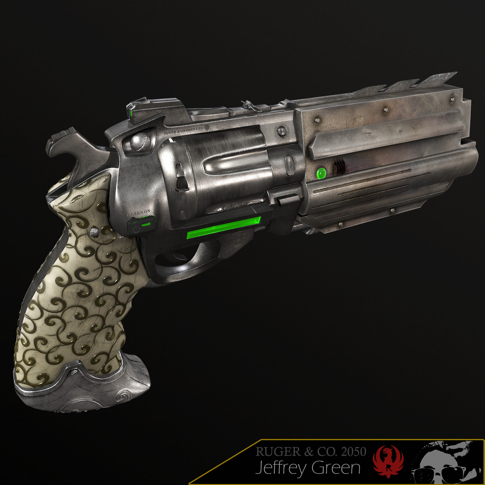 Jeffrey Green - Futuristic Ruger Magnum