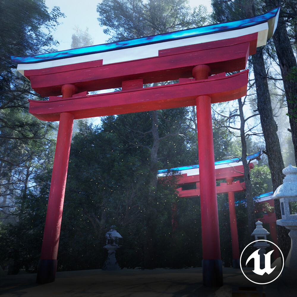 ArtStation - Torii Path - Environment Unreal Engine 5